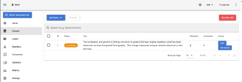 Doccano工具安装 + 使用